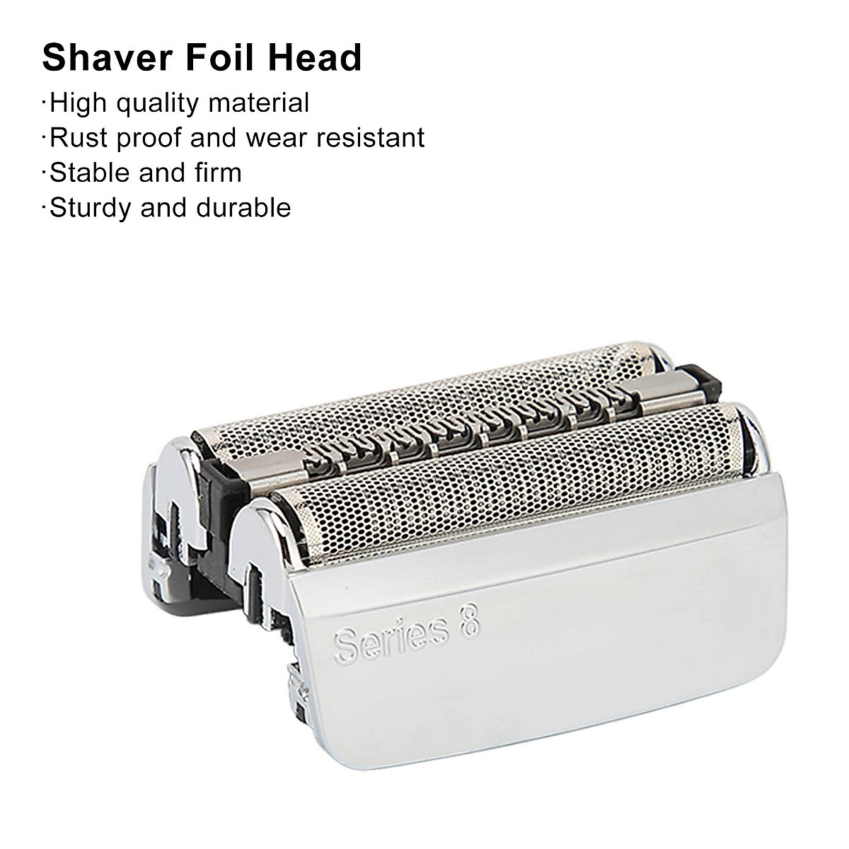 Shavers Replacement Trimmer Head for Braun Series 8, Men's Electric Shaver Foil Head Electric Razor Replacement Cutter Head Accessory Fit for Braun Series 8 8325s 8330s etc.
