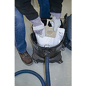 BOSCH VB140F 5-Pack Fleece Filter Bag for use with VAC140 Dust Extractor, 14-Gallon , White