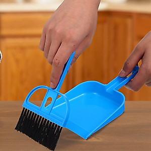 3 Sets Small Broom Dustpan Handheld Broom Mini Dustpan and Brush Cleaning Tools Mini Broom and Dustpan for Kids Whisk Broom and Dust Pan Small Broom and Dustpan Small Dustpan