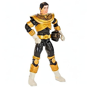 Power Rangers Lightning Collection Zeo Gold Ranger 6-Inch Premium Collectible Action Figure Toy with Accessories