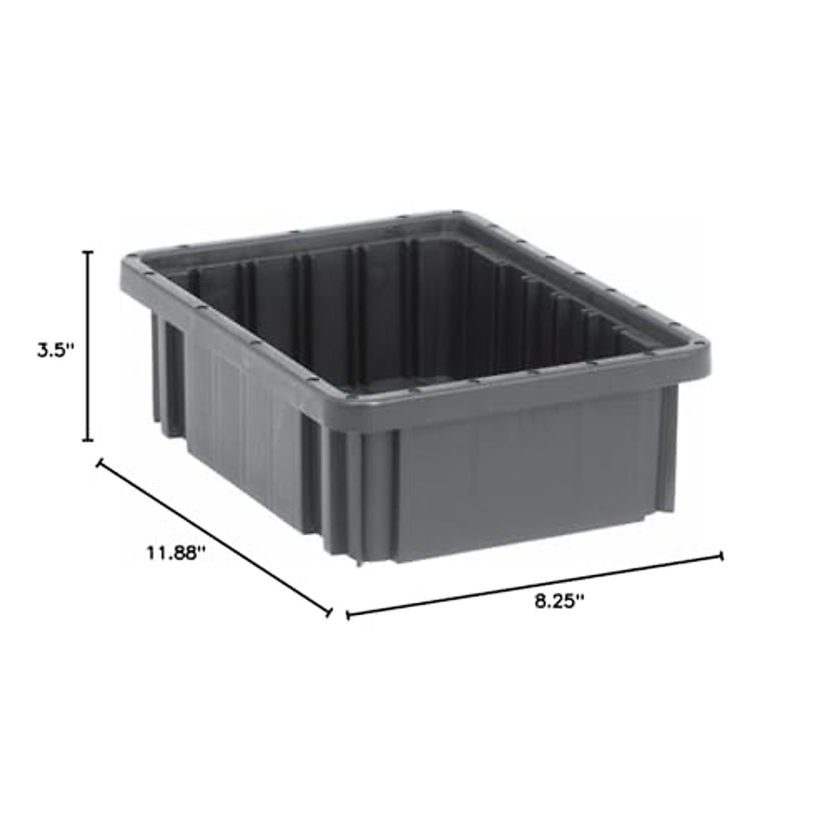 DIVIDABLE Grid Container 10-7/8in x 8-1/4in x 3-1/2in