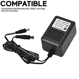 Wiresmith 3-in-1 AC Power Adapter for Nintendo NES SNES Sega Genesis