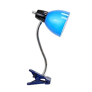 Limelights LD2014-BLU Adjustable Clip Lamp Light, Blue 7.68 x 4.72 x 12
