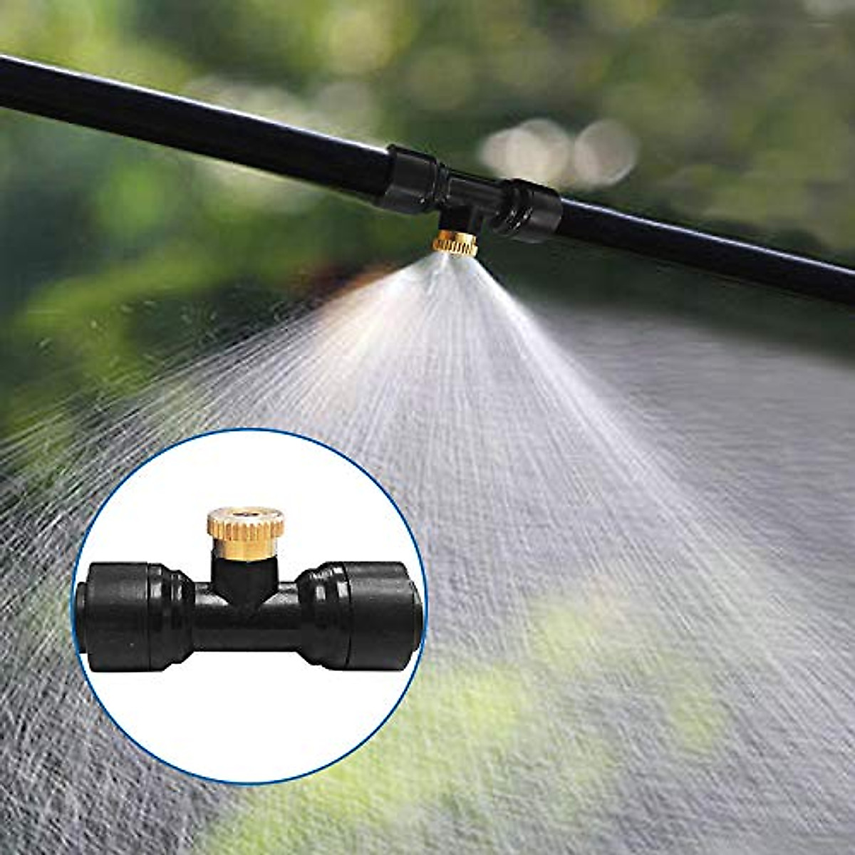 KUWAN 15 Packs Brass Misting Nozzles for Garden Outdoor Patio Home (1)