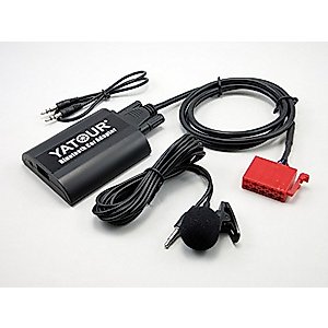 MB Car Bluetoot-h Adapter, Digital Car Stereo Aux Interface with Charging 3.5mm Music Input Port for All Model 1994-1998, B C CL CLS E S SL SLK SLS Class W203 W209 W202(BTA-MB)