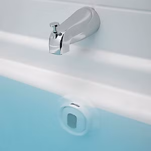 SlipX Solutions Adjustable Better Soak Overflow Drain Cover Fits All Drain Types for The Deepest Baths (Silicone, White)