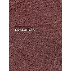 CUPSHE Bikini Set for Women Two Piece Swimsuits High Waisted Ribbed V-Wire Bralette Wide Straps Back Hook Cheeky Bottom Red Brown, S