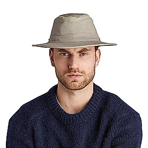 Tilley LTM6 Airflo Broad Brim Recycled, Khaki/Olive, 7 3/8