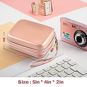 Digital Camera Case Compatible with Yifecial/ for EROOLU/ for VAHOIALD/ for Kaisoon/ for Kodak Pixpro/ for Canon PowerShot ELPH 180 190/ for Sony DSCW800 DSCW830 Kids Cameras for Travel (Box Only)