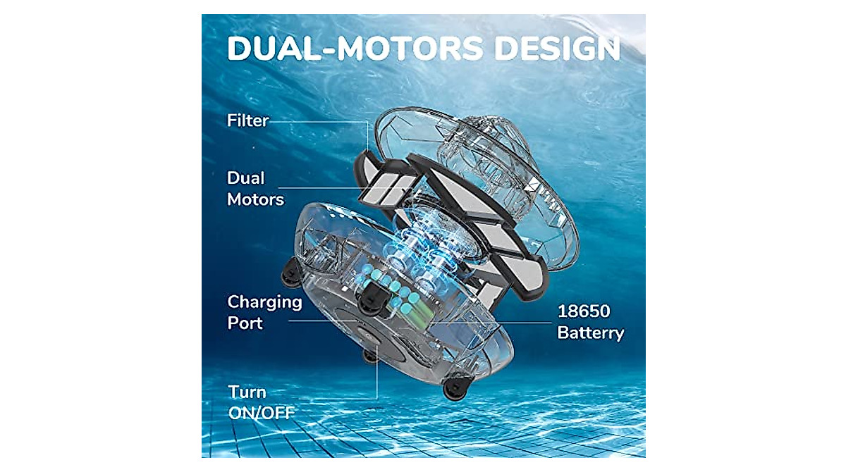 Grennix Robotic Pool Vacuum Cleaner - Effortless Pool Cleaning