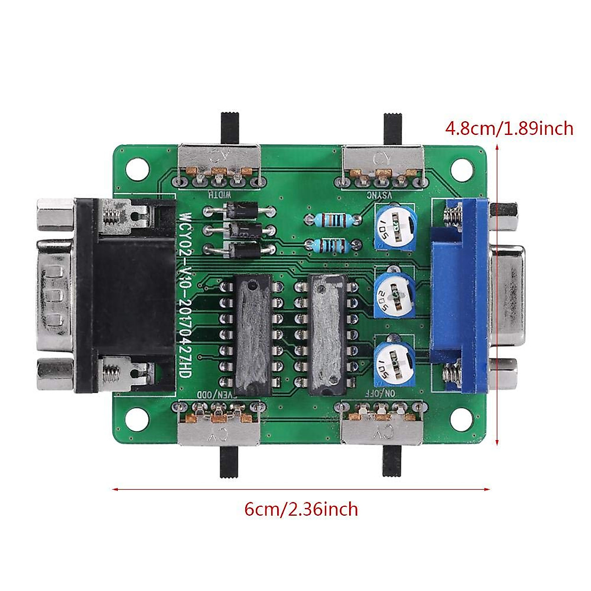 Scanner Line Generator, Screen Scan line Generator for Arcade Machine Retro Games Gamers 2.36 x 1.89inch