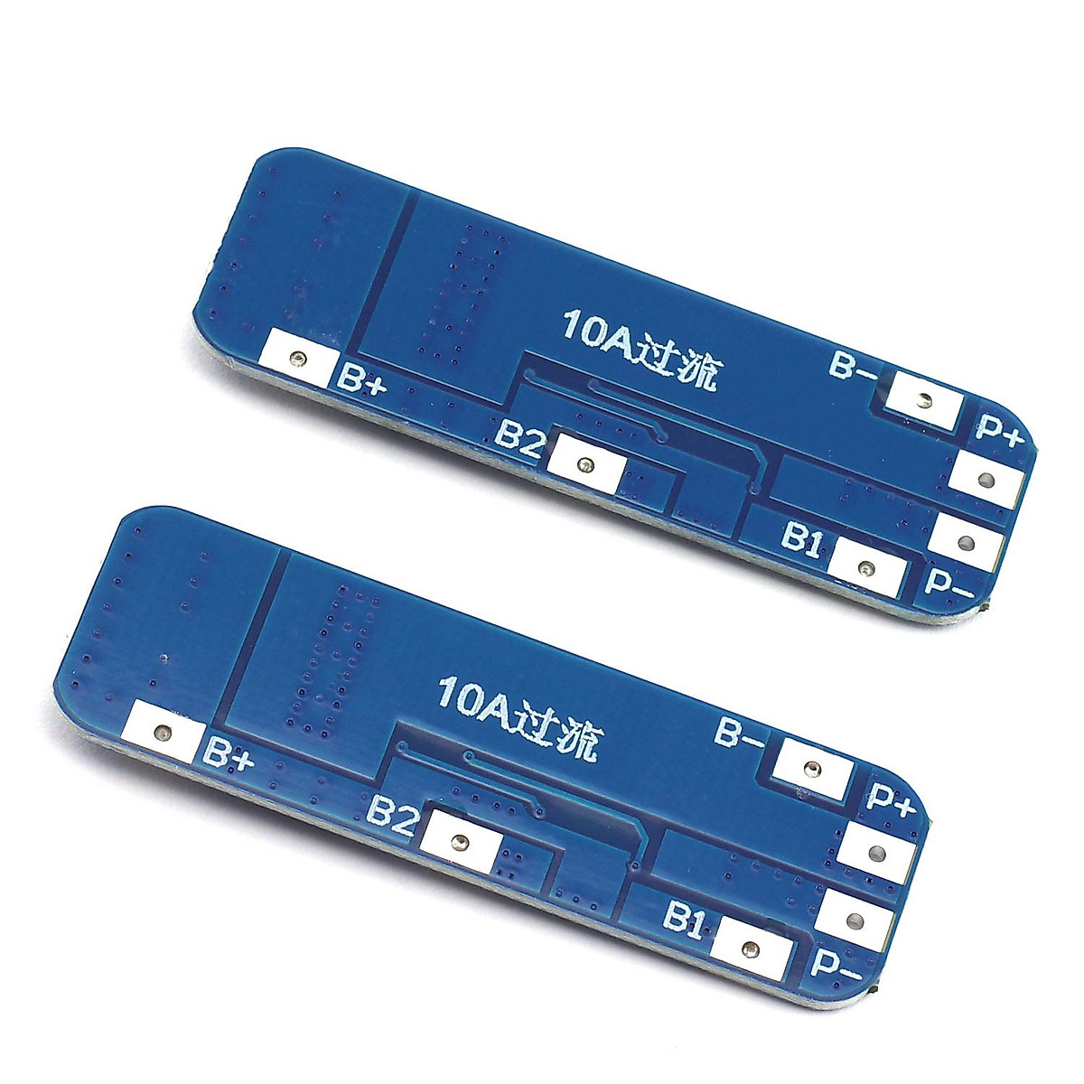 DGZZI 2PCS 3S 12V 18650 10A BMS Charger Module Li-ion Lithium Battery Protection Board Circuit Board 10.8V 11.1V 12.6V