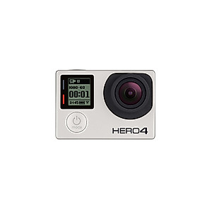 GoPro Hero 4 Silver Edition 12MP Waterproof Sports & Action Camera Bundle with 2 Batteries