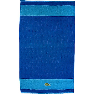 Lacoste Match Bath Towel, Cotton, Striped