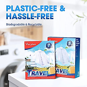 Laundry Detergent Sheets - Liquidless Bulk Laundry Detergent, Laundry Detergent Strips, Plastic-Free Laundry Detergent with Small Package, Suitable for Travels (35 Sheets)