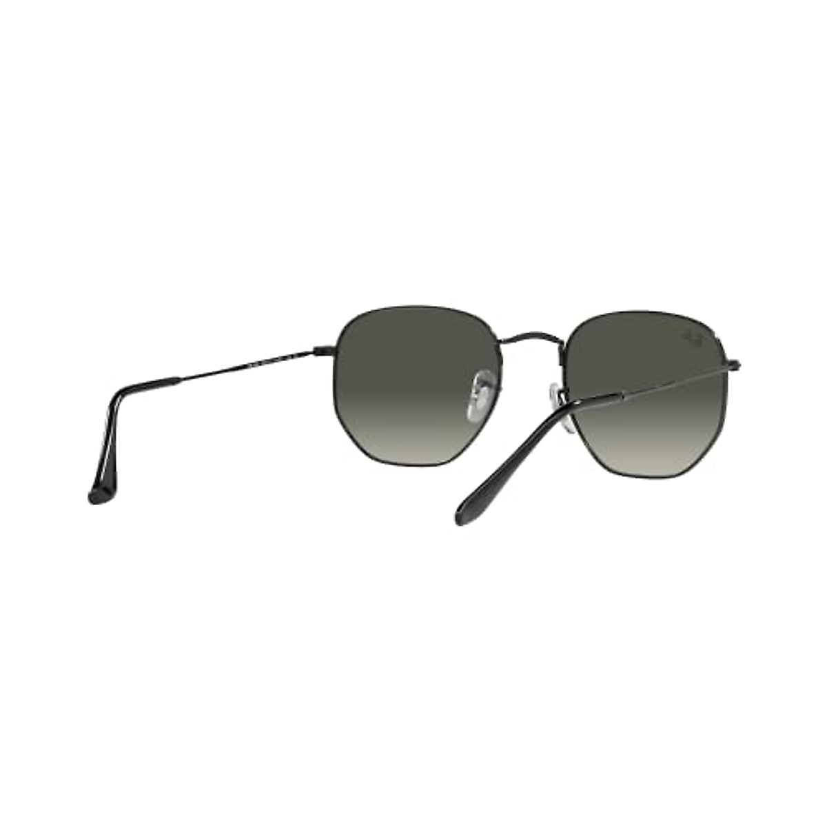 Ray-Ban RB3548 Hexagonal Sunglasses, Black/Grey Gradient, 51 mm