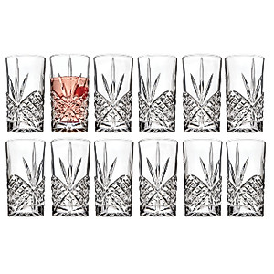 Godinger Dublin Crystal Highball Glasses, Set of 12