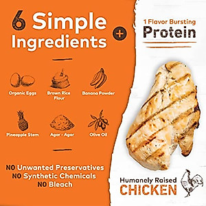 EARTH ANIMAL No Hide Small Chicken Flavored Natural Rawhide Free Dog Chews Long Lasting Dog Chews | Dog Treats for Small Dogs | Great Dog Chews for Aggressive Chewers (1 Pack)