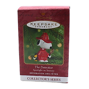 Hallmark 2000 Ornament The Detective # 3 Spotlight On Snoopy Series