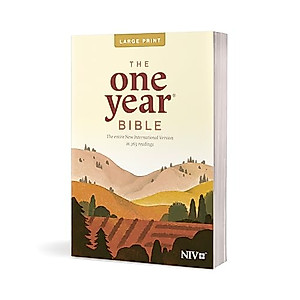 The One Year Bible NIV, Large Print Thinline Edition (Softcover)