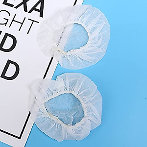 SOLUSTRE Stretchable Headset Covers 300 PCS Headset Covers Headphone Earpad Cover Earpad Covers Earpad Replacement Disposable Sanitary Headphone Washable Headphone Covers