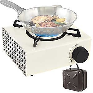 Camping Burner Stove, Single Burner Stove, Portable Cassette Stove With Magnetic Suction Tank, Camping And Backpacking Essentials, Cassette Burner For Picnic Camping Parties