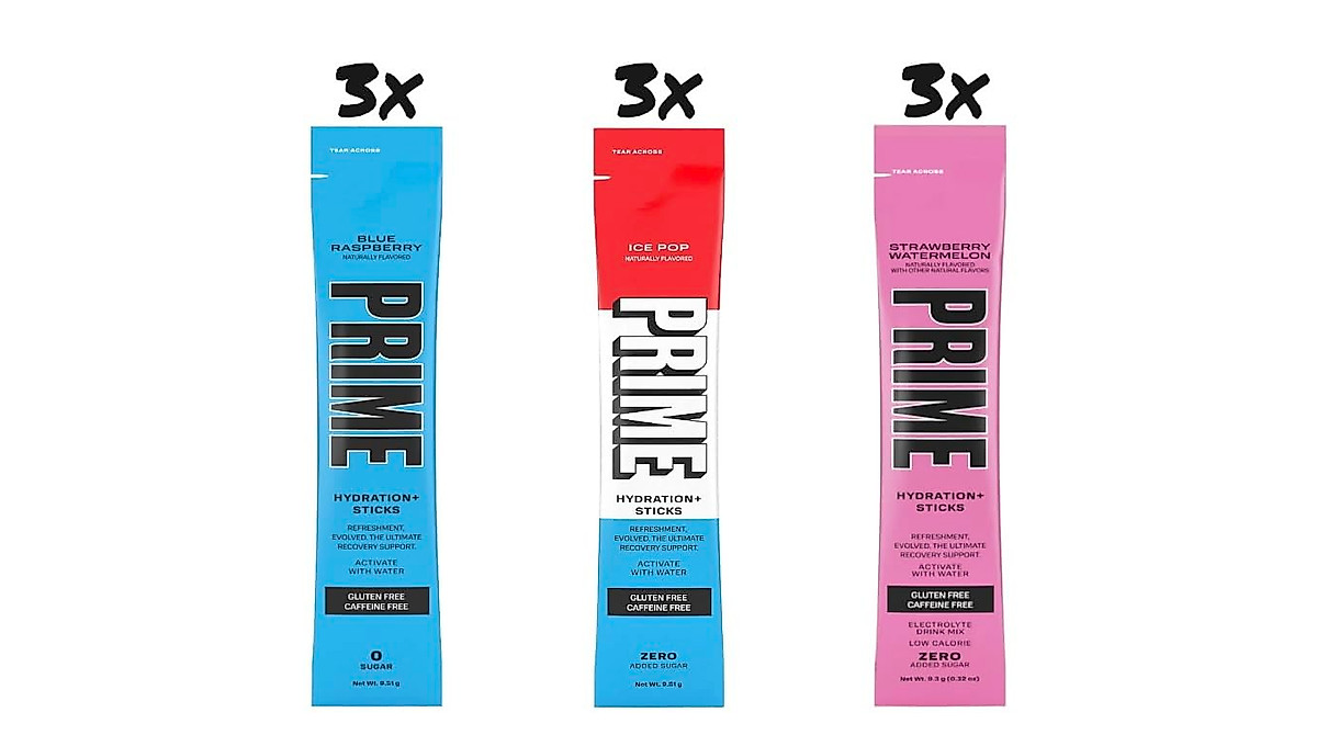 Prime Hydration Sticks Variety Pack - Hydrate & Enjoy Flavors