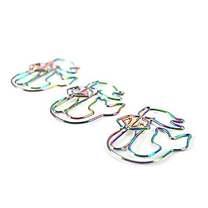 Operitacx 24pcs Decoration Paper Gifts Cartoon Wedding for School Page Office Animal Clips Metal Favors Bookmark Paperclips Invitation Clip Shape Marker Party Mermaid