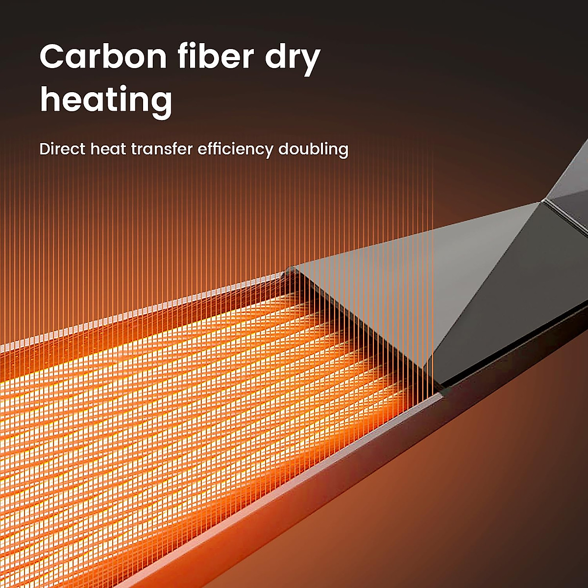 Colliford Towel Warmer,Stainless Steel Towel Warmer Rack for Bathroom -10 Bars Wall Mounted Towel Heater with Intelligent Touch Screen Timer, Hard Wired/Plug-in, Black