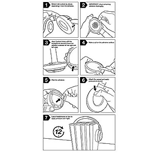 Memory Foam Replacement Earpads Ear pad Ear Cushions for Beats Studio 2.0/3.0 Wired and Wireless Ear Headphones Over Ear Headphones (Black)