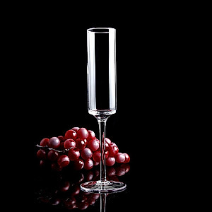 Champagne Flute Elegant Hand Blown Wedding Champagne Flutes Glasses Lead-free 4/pack