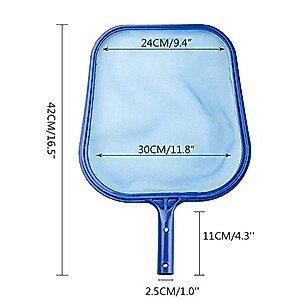 CREPRO Swimming Pool Nets, Professional Cleaning Pool Rakes/Fine Mesh Leaf Skimmers Rake Net for Removing Debris