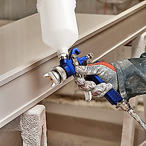 PNTGREEN HVLP Spray Gun Gravity Feed, 600CC Capacity, with 1.4mm Nozzle Professional Air Paint Sprayer Spray Guns for Painting Cars