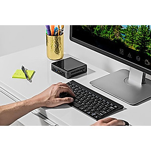 Intel NUC 7 Enthusiast, A Mini PC with Windows 10, Intel Core i7, 512GB NVMe Intel 600p SSD, 16GB RAM, Gunmetal (BOXNUC7I7BNKQ)