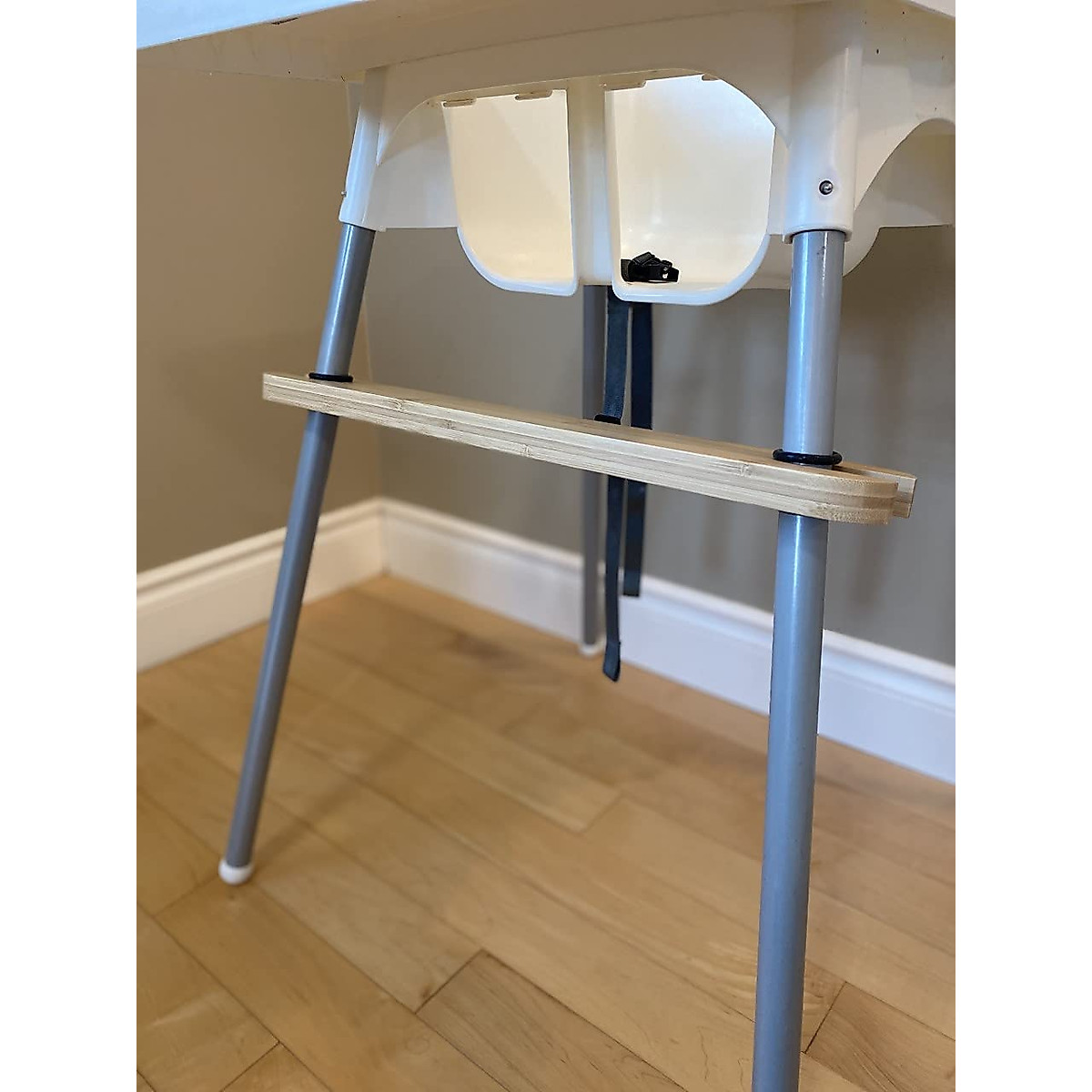 High Chair Footrest Compatible with IKEA Antilop - 100 Percent Natural Bamboo, K-2