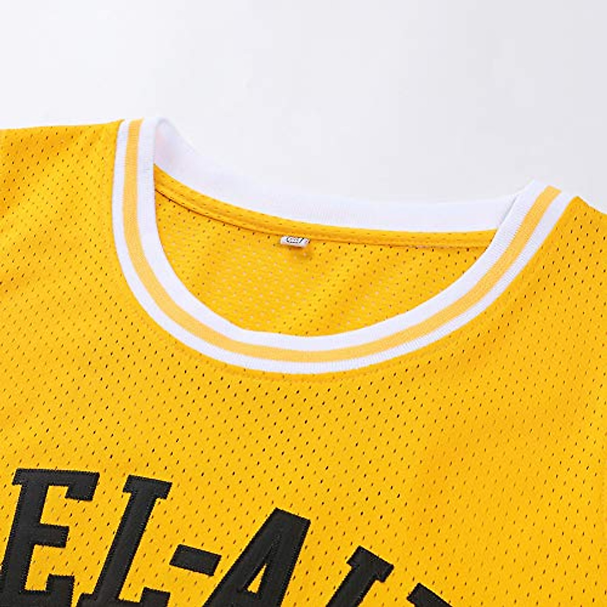 Generies #14 The Fresh Prince of Bel Air Academy Men Basketball Jersey, Yellow XL