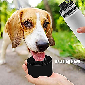 WUQID Protective Silicone Boot Sleeve for 12oz-40oz Sport Flask/Stanley Water Bottles Tumbler Anti-Slip Bottom Sleeve Cover for All Water Bottles Bottom Width of 2.83&3.56in