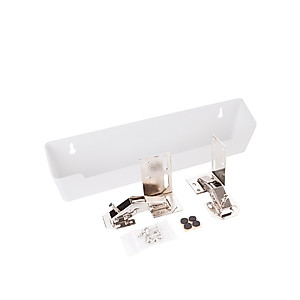 Hardware Resources 11" Accessory False Front Tip-Out Trays - Polymer-White