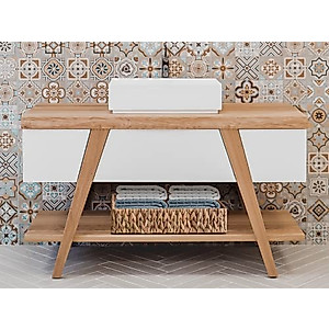 StorageWorks Large Toilet Basket Tank Topper, Toilet Paper Basket for Bathroom, Water Hyacinth Storage Basket for Toilet Tank Top, Shelf, Handwoven Bathroom Wicker Basket, Natural, 2 Pack