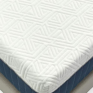 Blissful Nights Premium Adjustable Bed Frame and 12 Inch Hybrid Gel Infused Memory Foam Mattress Medium Soft Feel CertiPUR-US Certified (Split King)