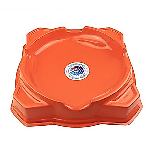 Aimoly Bey Stadium Battle Arena for Beyblade Burst Battling Tops Game (Orange)