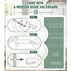 buways Key Holder Wall Mount,Key Holder for Wall Decorative Key and Mail Holder with Shelf,Modern Key Rack for Home Wall Decor for Apartment Office Entryway Front Door Living Room (Stylish Black)