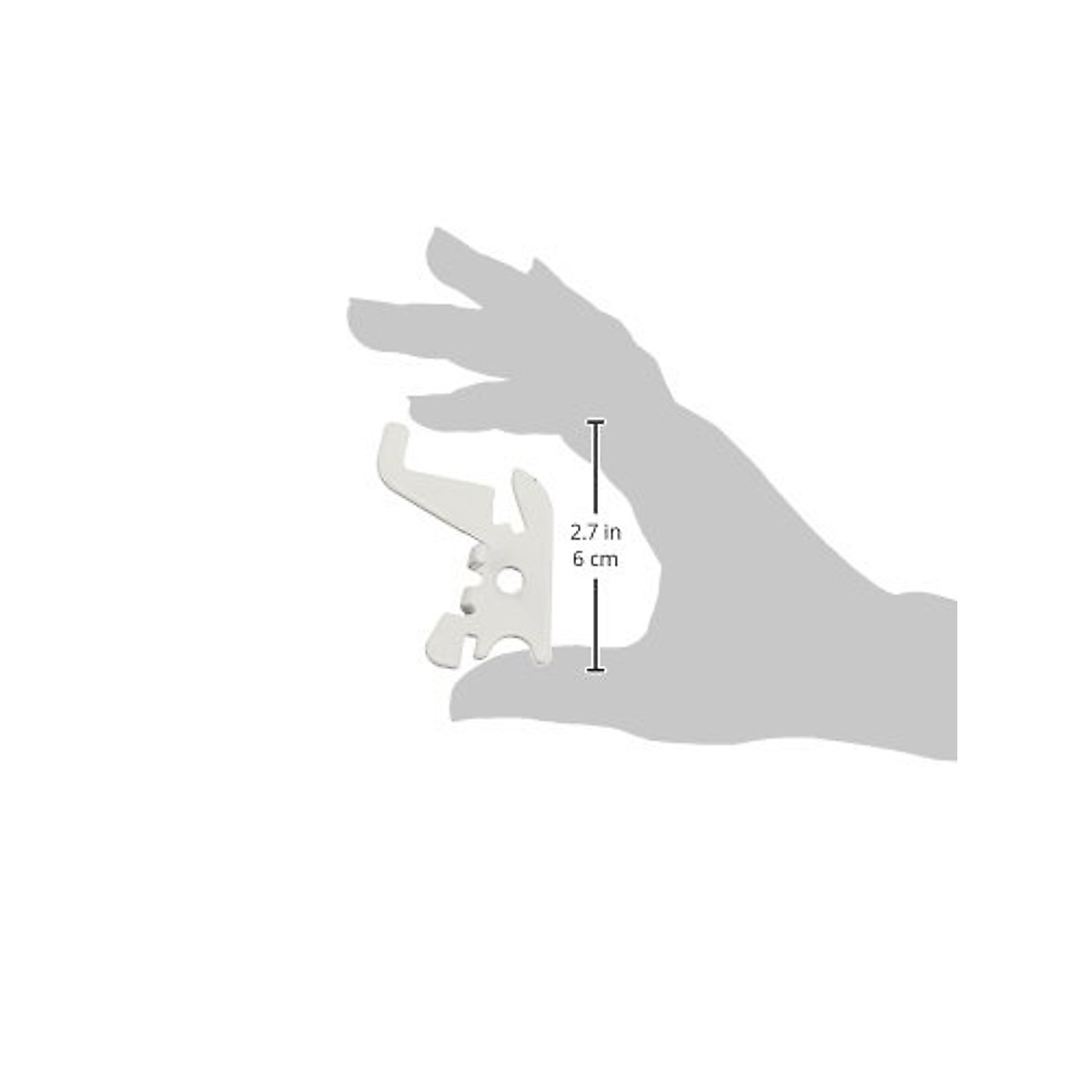 Wall Control Pegboard Standard Slotted Hook Pack - Slotted Metal Pegboard Hooks for Wall Control Pegboard and Slotted Tool Board – White