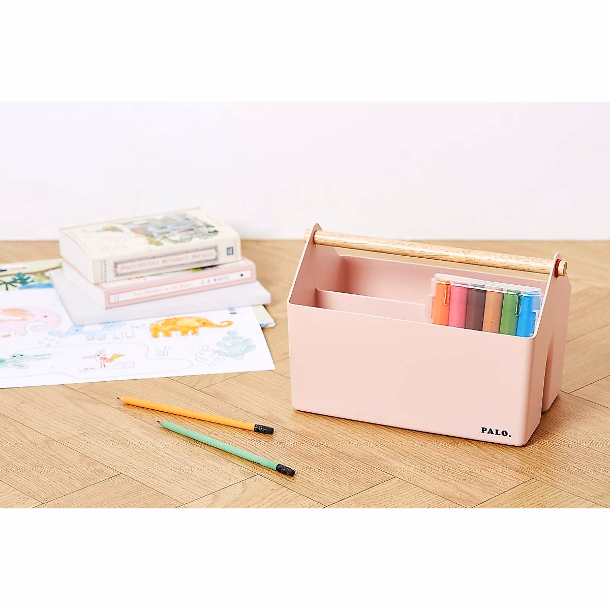 Litem Porta Deluxe - A Compact & Stackable Storage Unit for organizing Small Objects in Kitchen, Office, Kids Room (Grey, 11Wx6.7Dx7.2H)