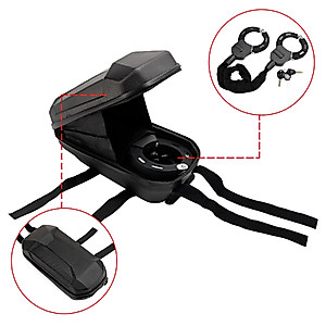 Areyourshop Motorcycle Bike Electric Scooter Lock with Key 60cm Chain Lock Anti Theft W/Bag