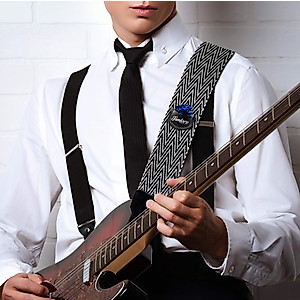 TimbreGear guitar strap (Black/Red)