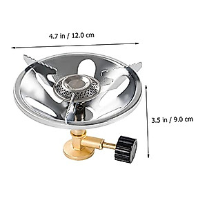 BESPORTBLE 3pcs Outdoor Portable Stove Travel Barbecue Stove Outdoor Cooker Burner propane gas cooker Outdoor Stove Head outdoor gas stove mini camping stove Survive One-piece copper
