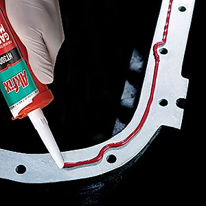 Akfix HT300 High Temp Silicone Sealant - RTV Gasket Maker, High Heat Silicone Sealant, Waterproof Seam&Gasket Sealer for Automotive, 100% Silicone Flexible Gap Filler | 1-Pack, 10.5 Oz. Red