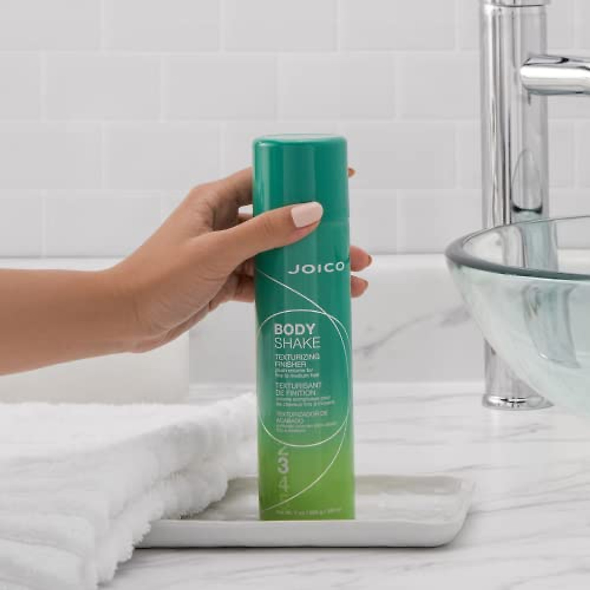 Body Shake Texturizing Finisher | For Fine to Medium Hair | Long-Lasting Volume & Fullness | Thermal Heat, Humidity, Pollution, & UV Protection | Control Frizz & Flyaways | Paraben Free | 250mL