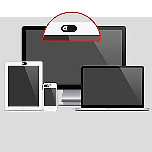 profectlen Portable Size Webcam Cover Shutter Magnet Slider Plastic Camera Cover for Web Laptop for PC Tablet